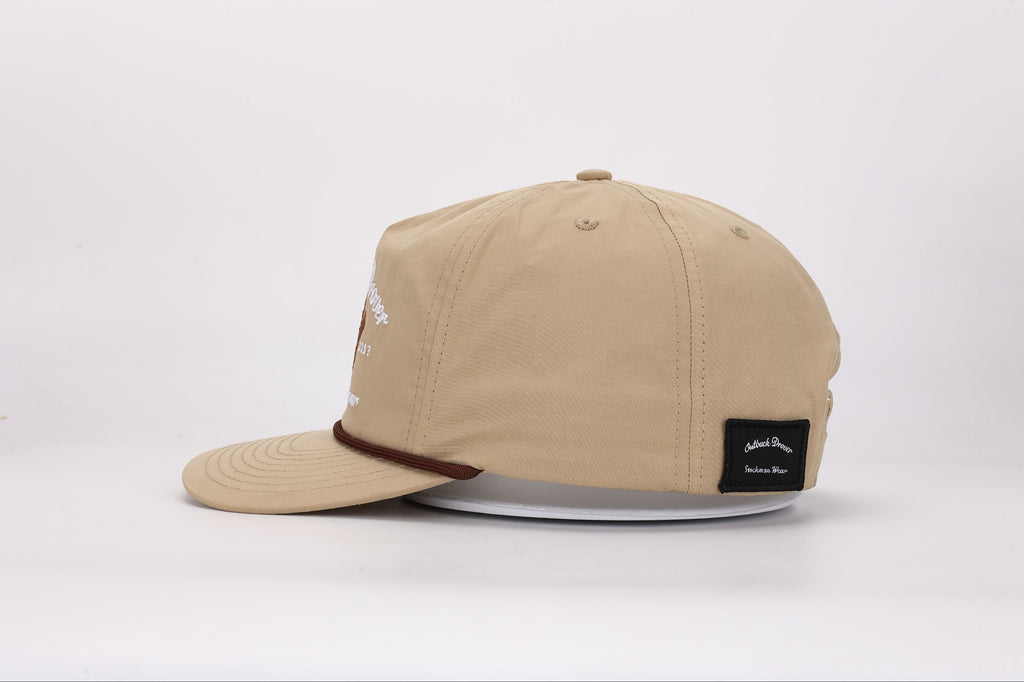 OBD Stockman Wear Cap - Buckskin – Outback Drover Co.