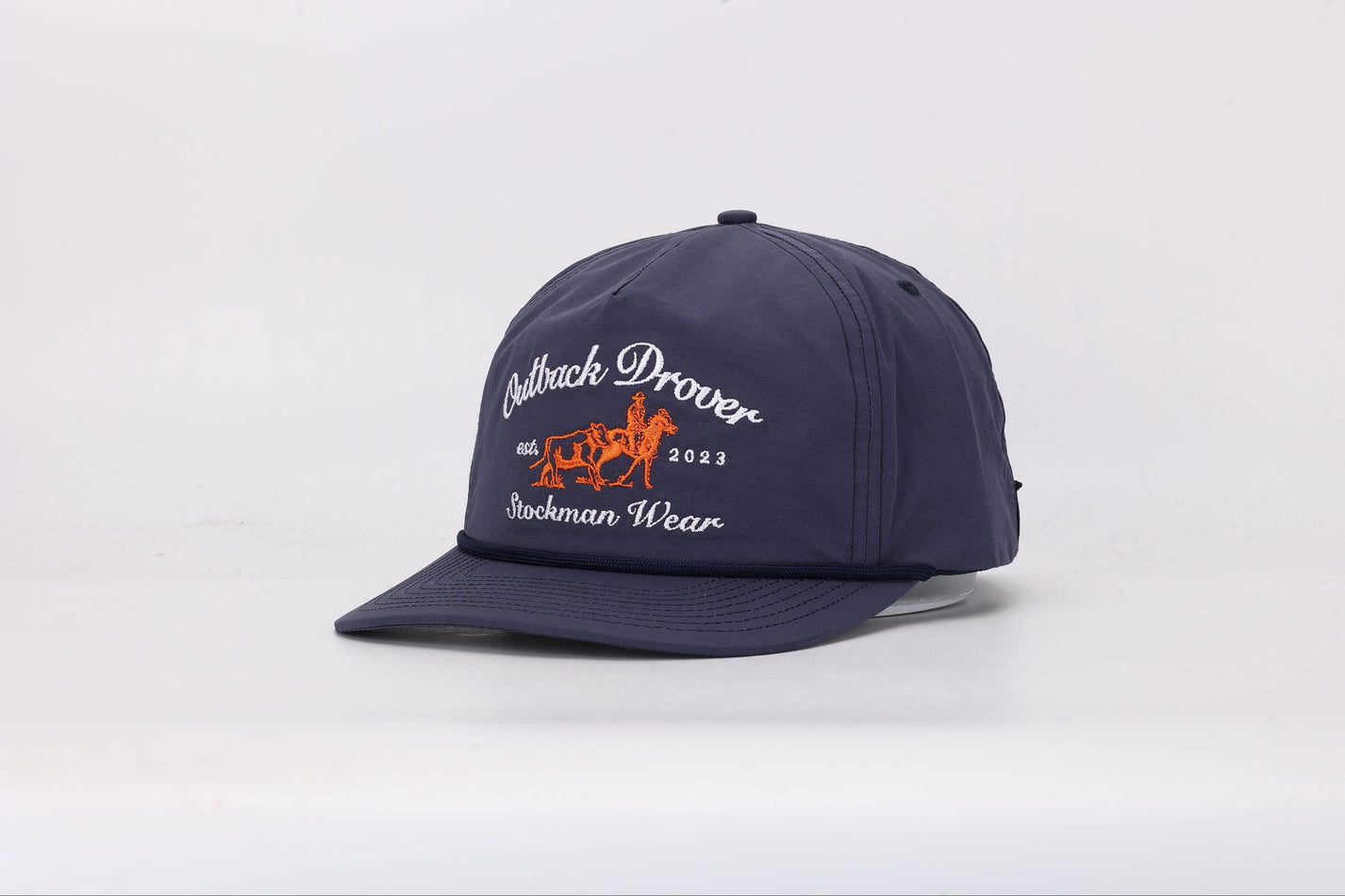 OBD Stockman Wear Cap - Navy – Outback Drover Co.