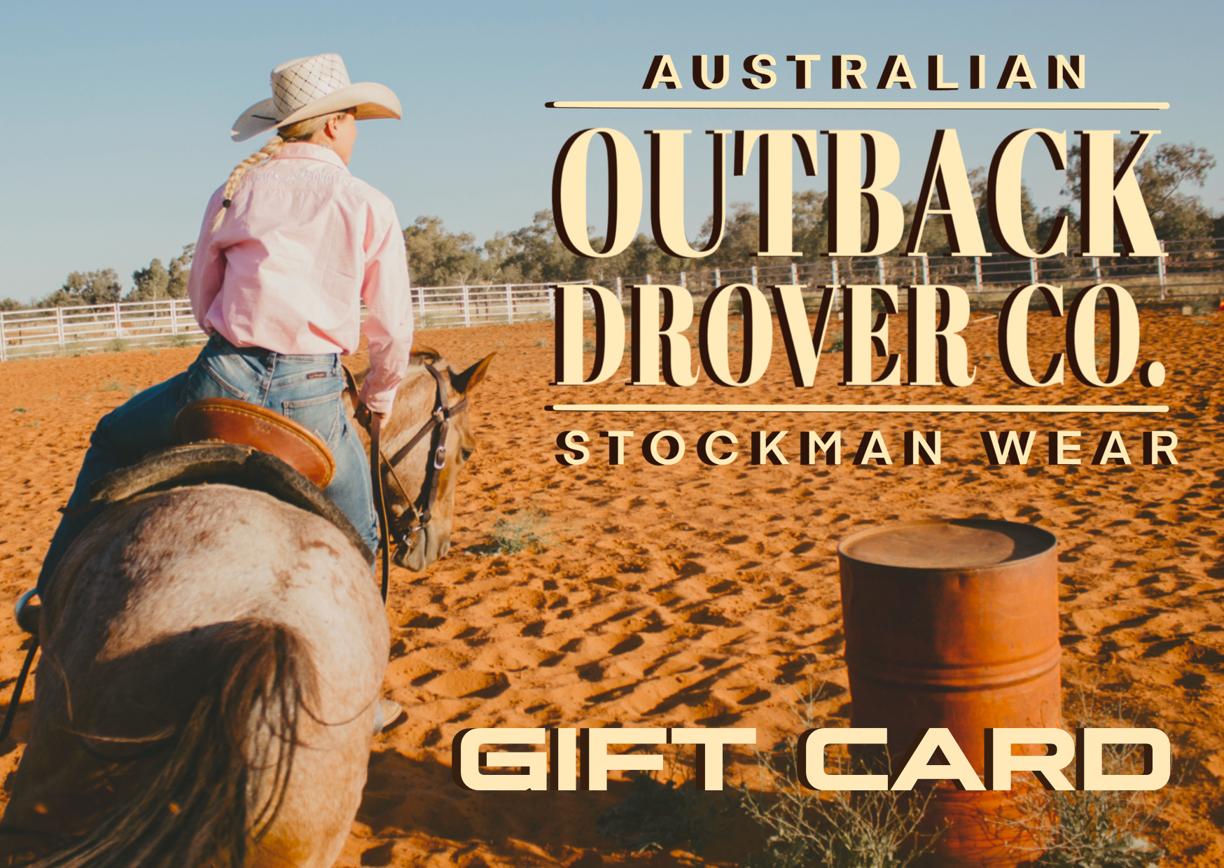 Online Gift Voucher – Outback Drover Co.